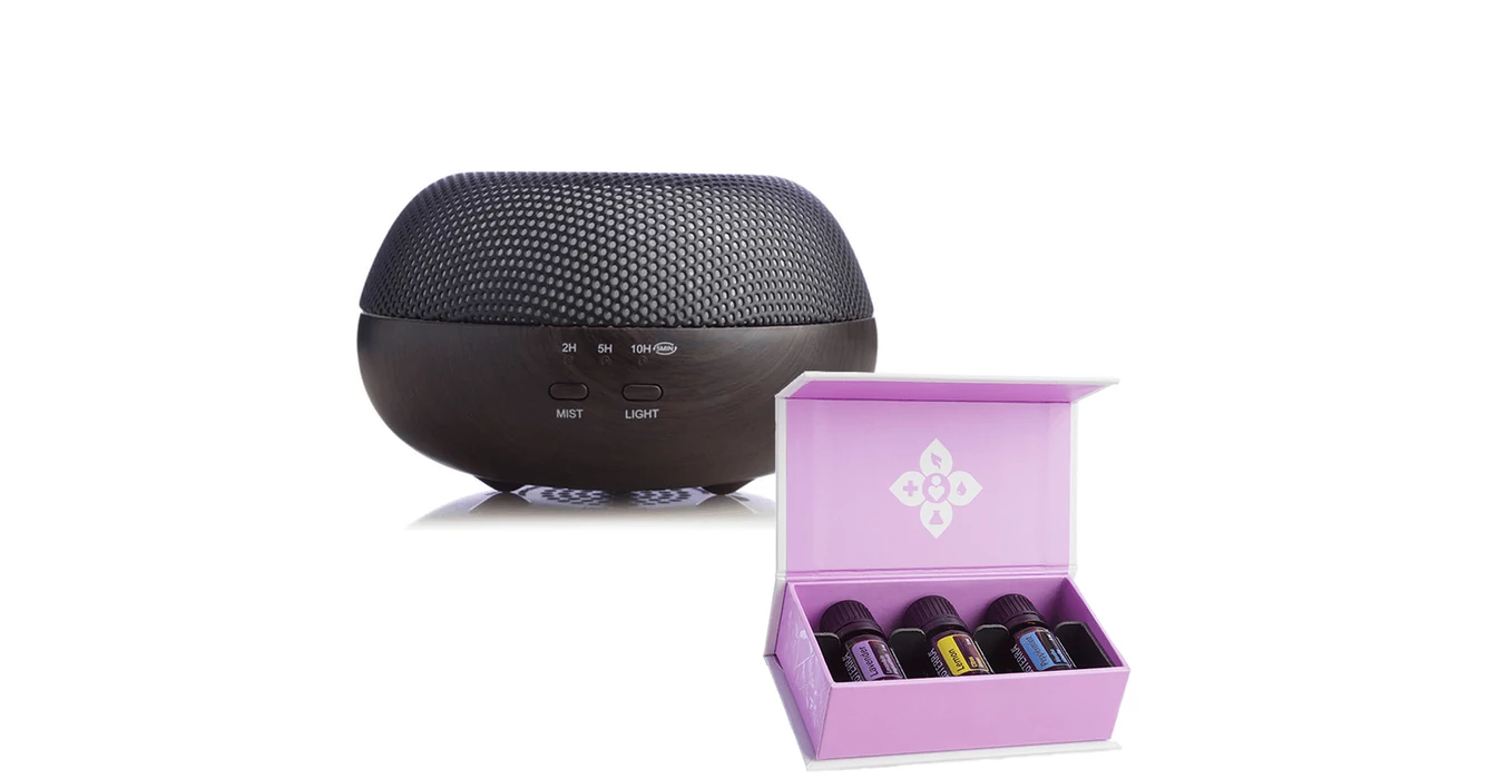 doTERRA Bevezető készlet + Brevi Walnut párologtató - Egészségpartner.hu
