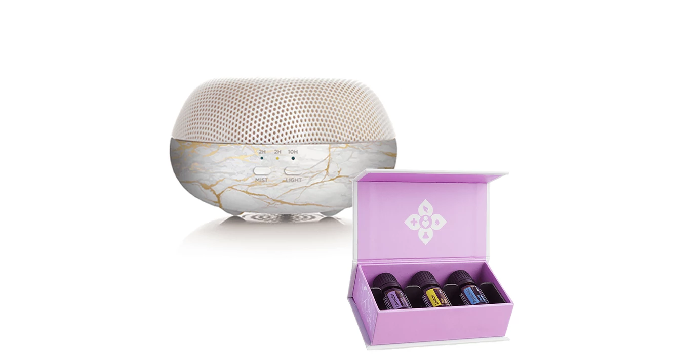 doTERRA Bevezető készlet + Brevi Marble párologtató - Egészségpartner.hu