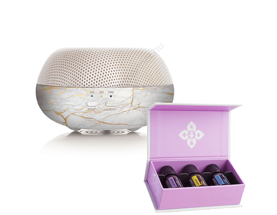 doTERRA Bevezető készlet + Brevi Marble párologtató - Egészségpartner.hu